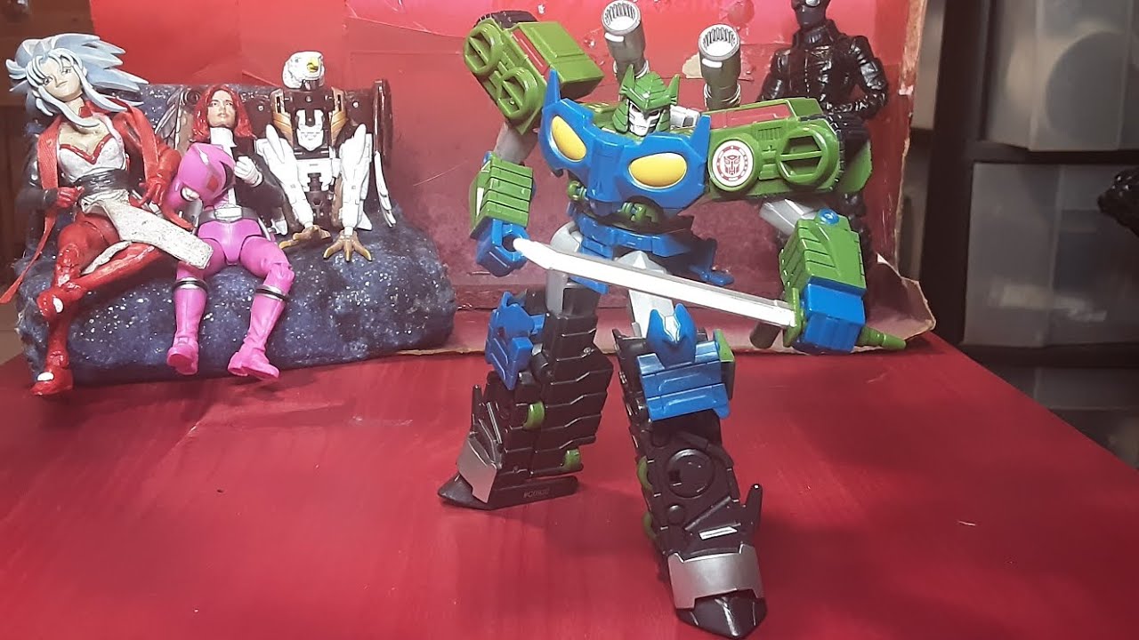 Transformers RID 2015 Warrior Class Bludgeon - YouTube