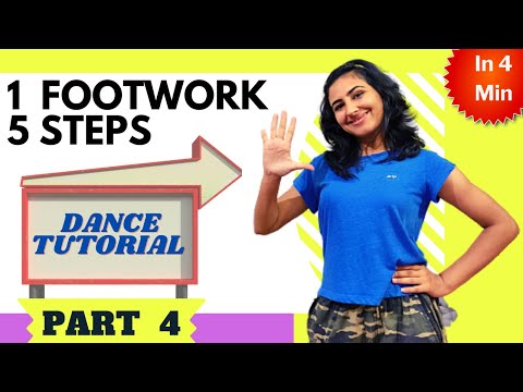 1 Footwork 5 Steps Part 4 | For Beginners | Dance Tutorial | PC ...