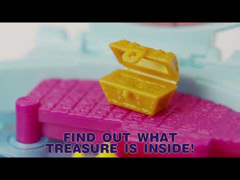 Polly Pocket Dolphin Beach Compact and Dolls- Smyths Toys