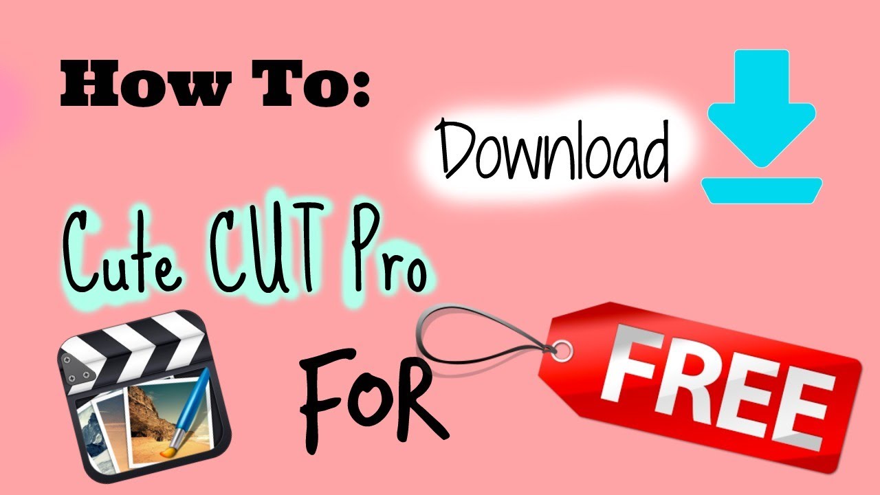 HOW TO GET CUTE CUT PRO FOR FREE - YouTube
