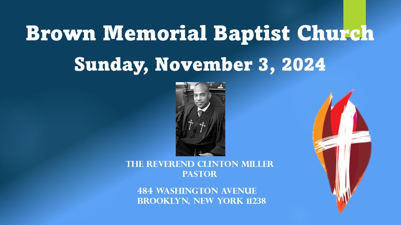 "The Fourth Man" Sunday November 3, 2024, Rev Clinton Miller - YouTube