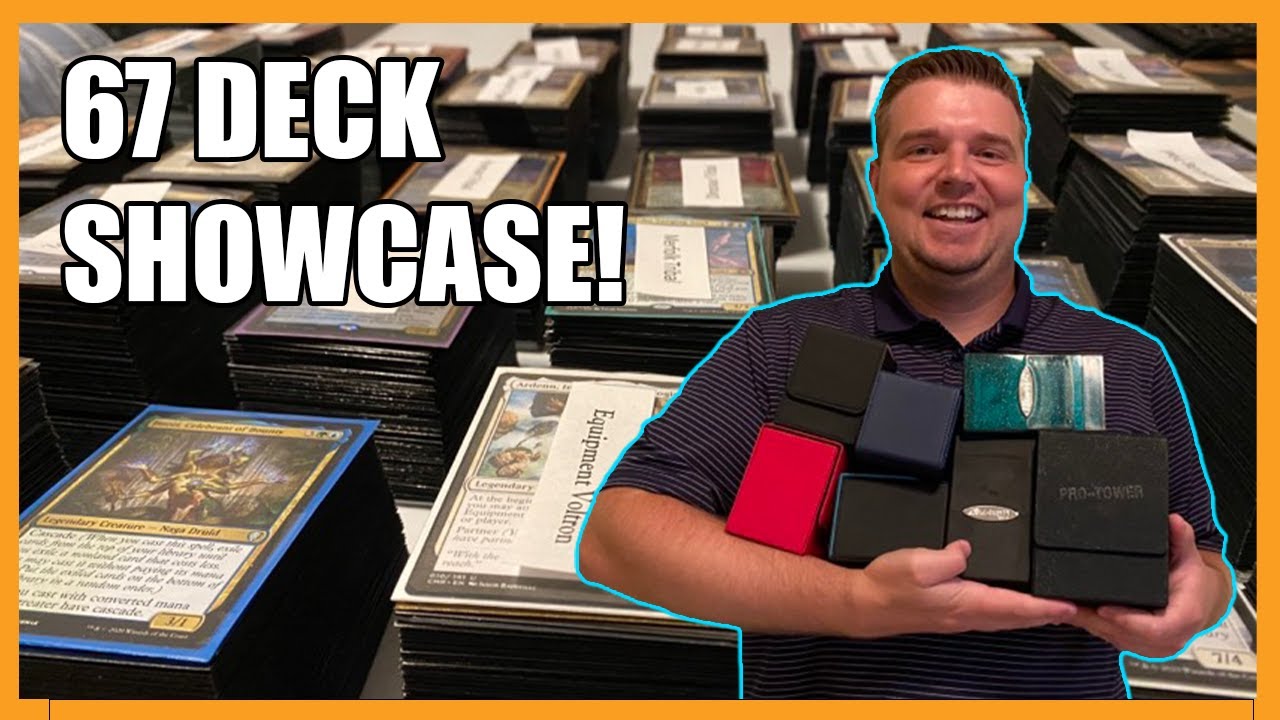 ALL OF MY COMMANDER DECKS | Massive Deck Showcase - YouTube