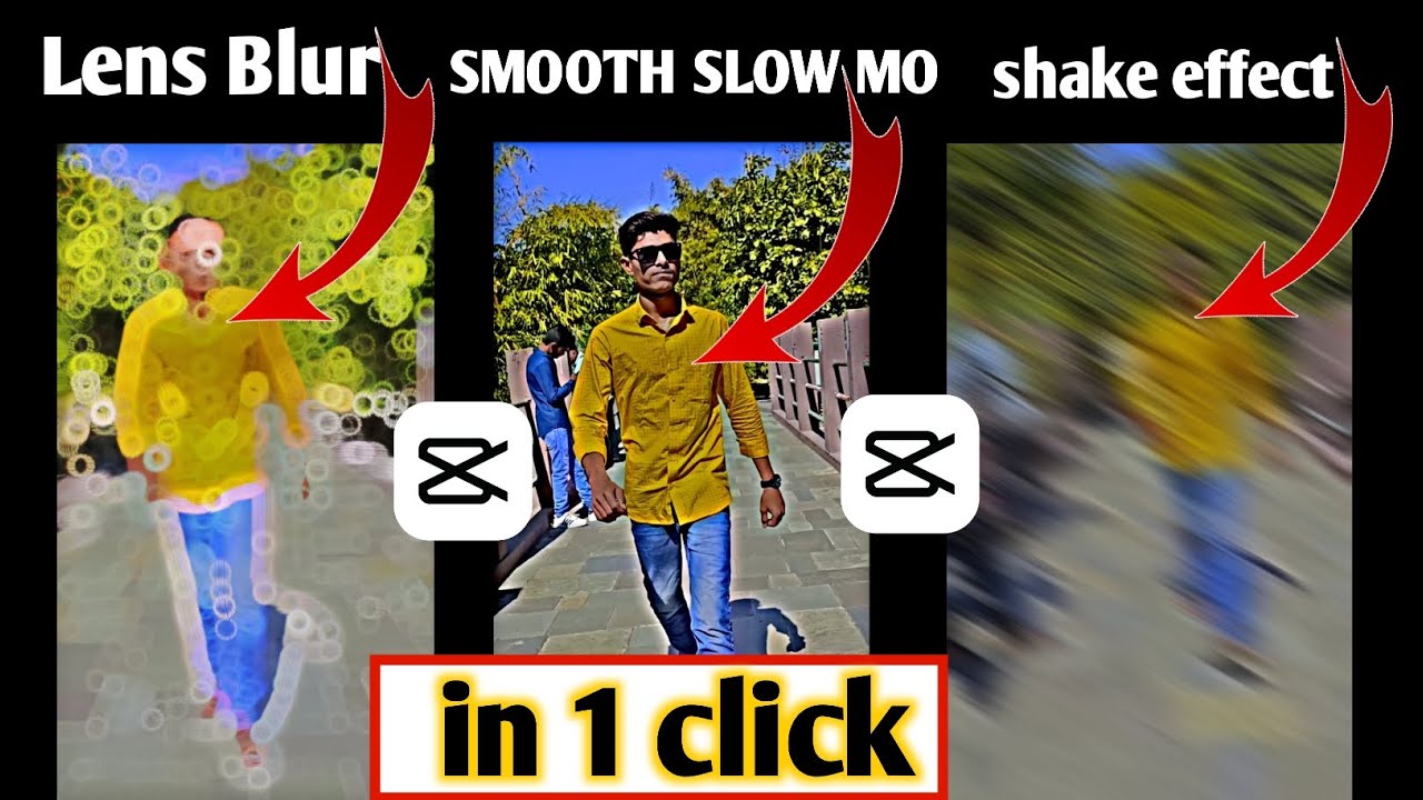 capcut blur Shake || slow motion editing || Blur effect video kaise ...