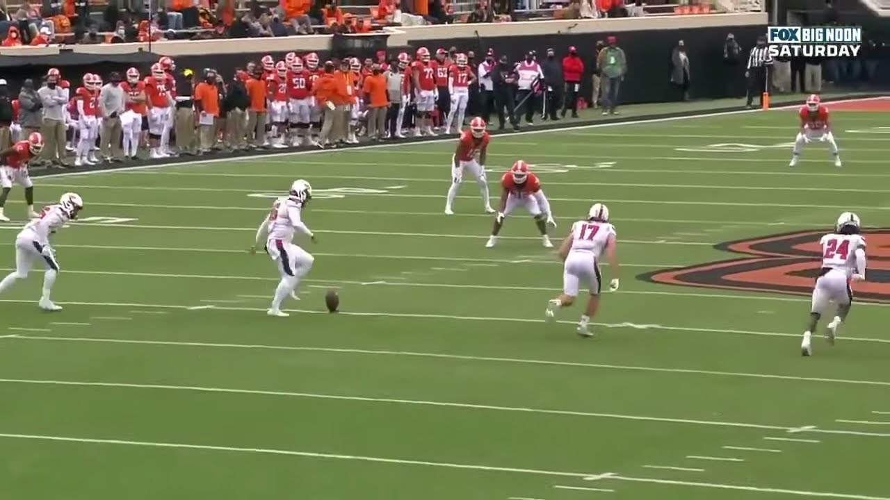 Texas Tech Epic Fail Onside Kick vs Oklahoma State | 2020 College ...