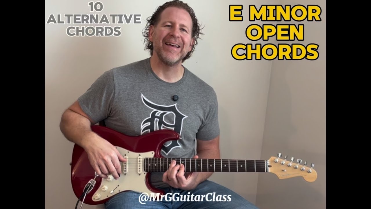 E Minor Chord On Guitar | 10 Rare and Unusual E Minor Open Chords - YouTube