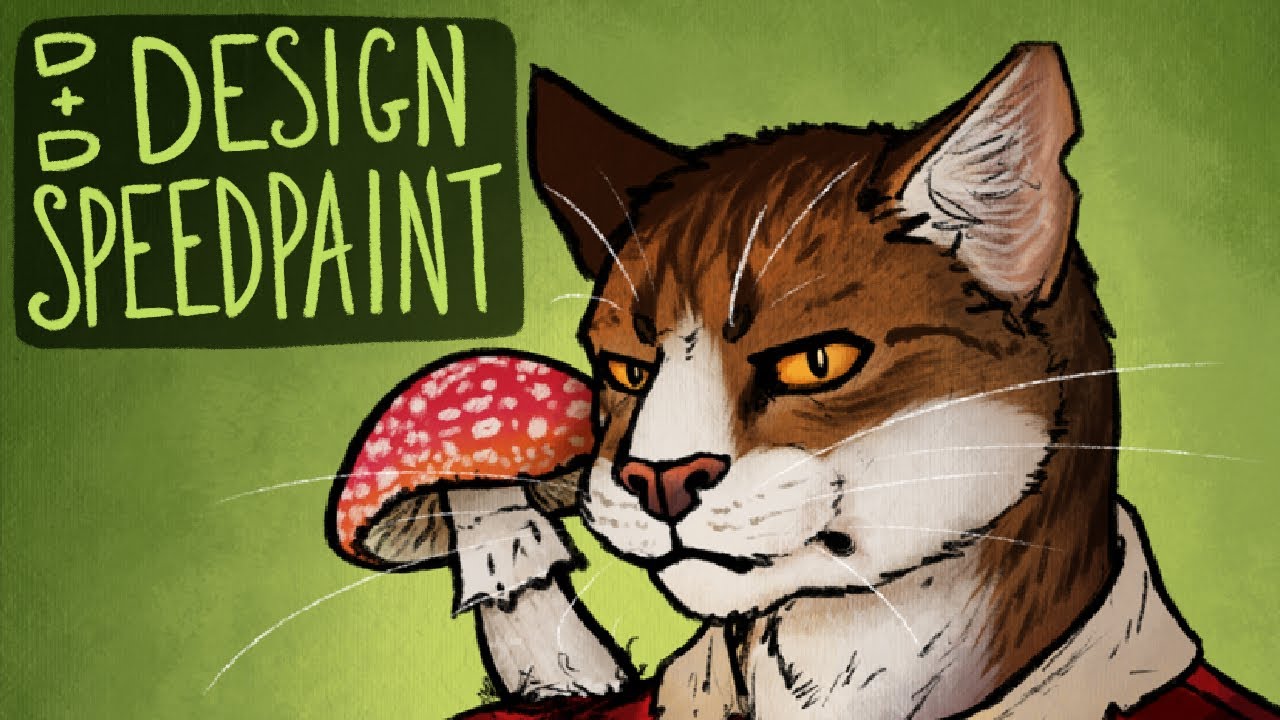 Marcus Flint - Dungeons and Dragons SPEEDPAINT - YouTube