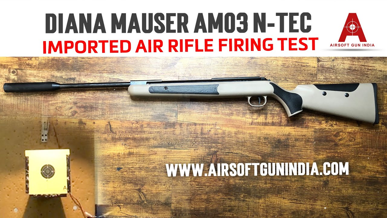 Diana Mauser AM03 N-TEC Air Rifle By Airsoft Gun India - YouTube
