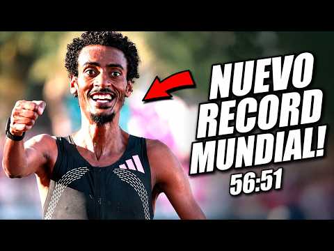 ¡NUEVO RÉCORD MUNDIAL! Cae la media maratón masculina: Yomif Kejelcha DOMINA