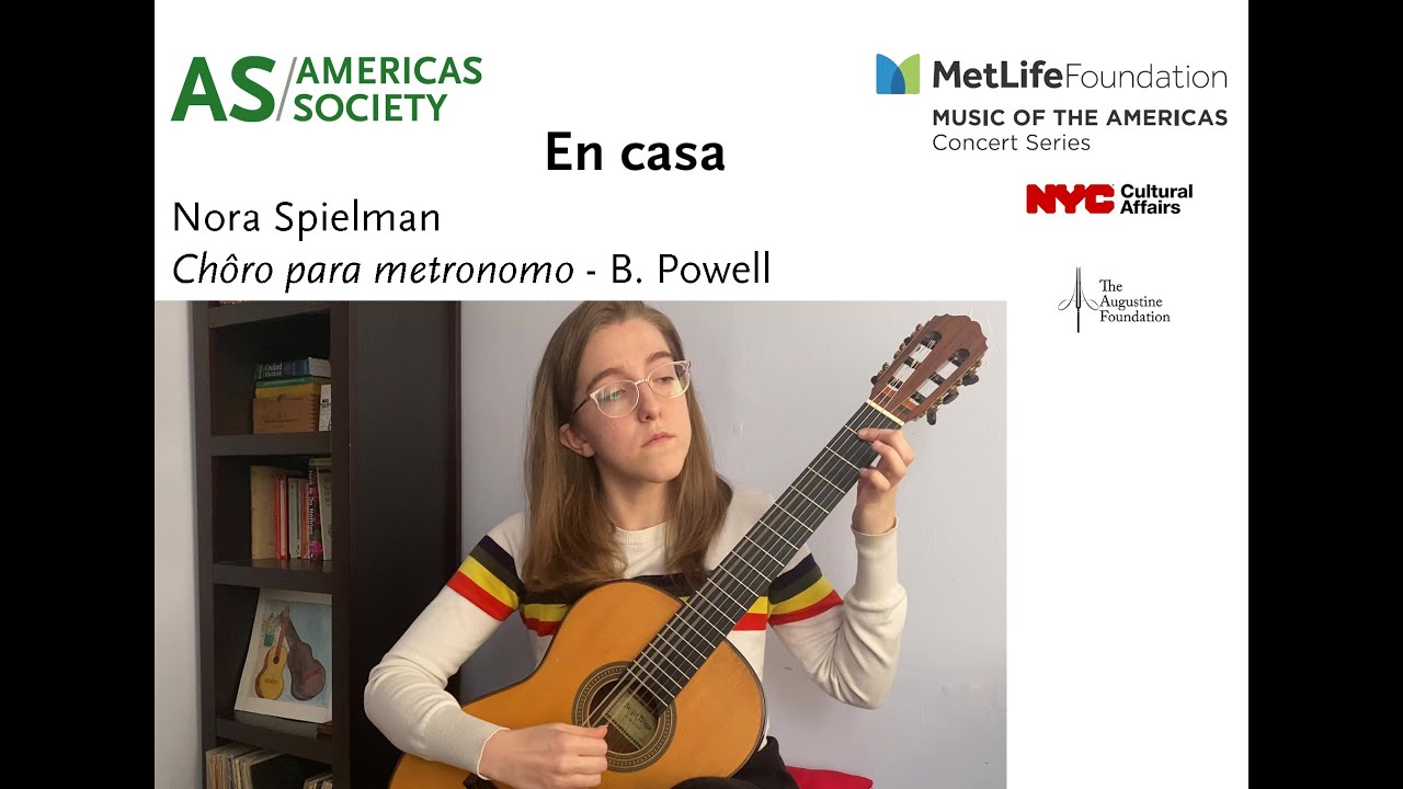 En Casa: Nora Spielman - "Chôro para metrônomo" (B. Powell) - YouTube