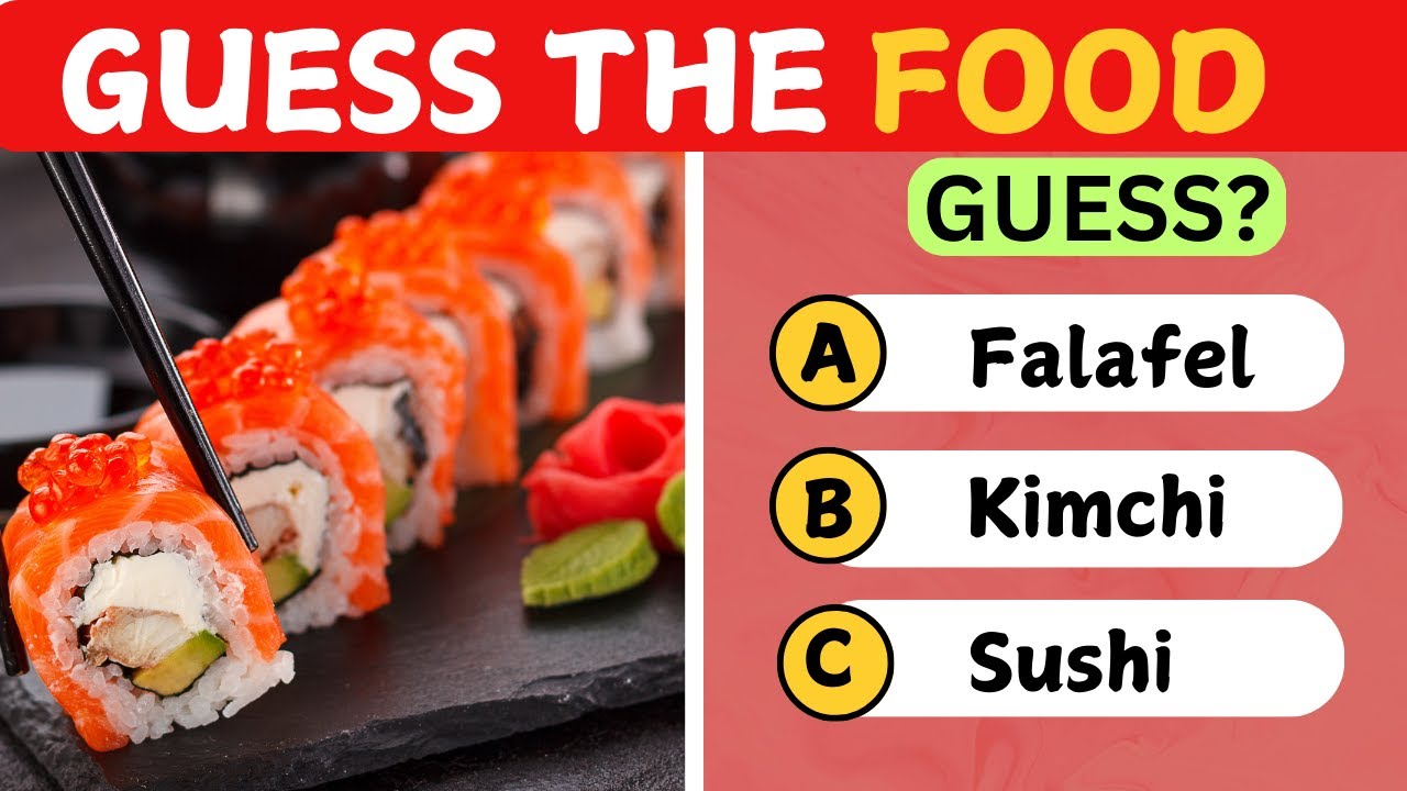 Guess the food in 5 seconds 🍣🍦 || Guess the food - YouTube