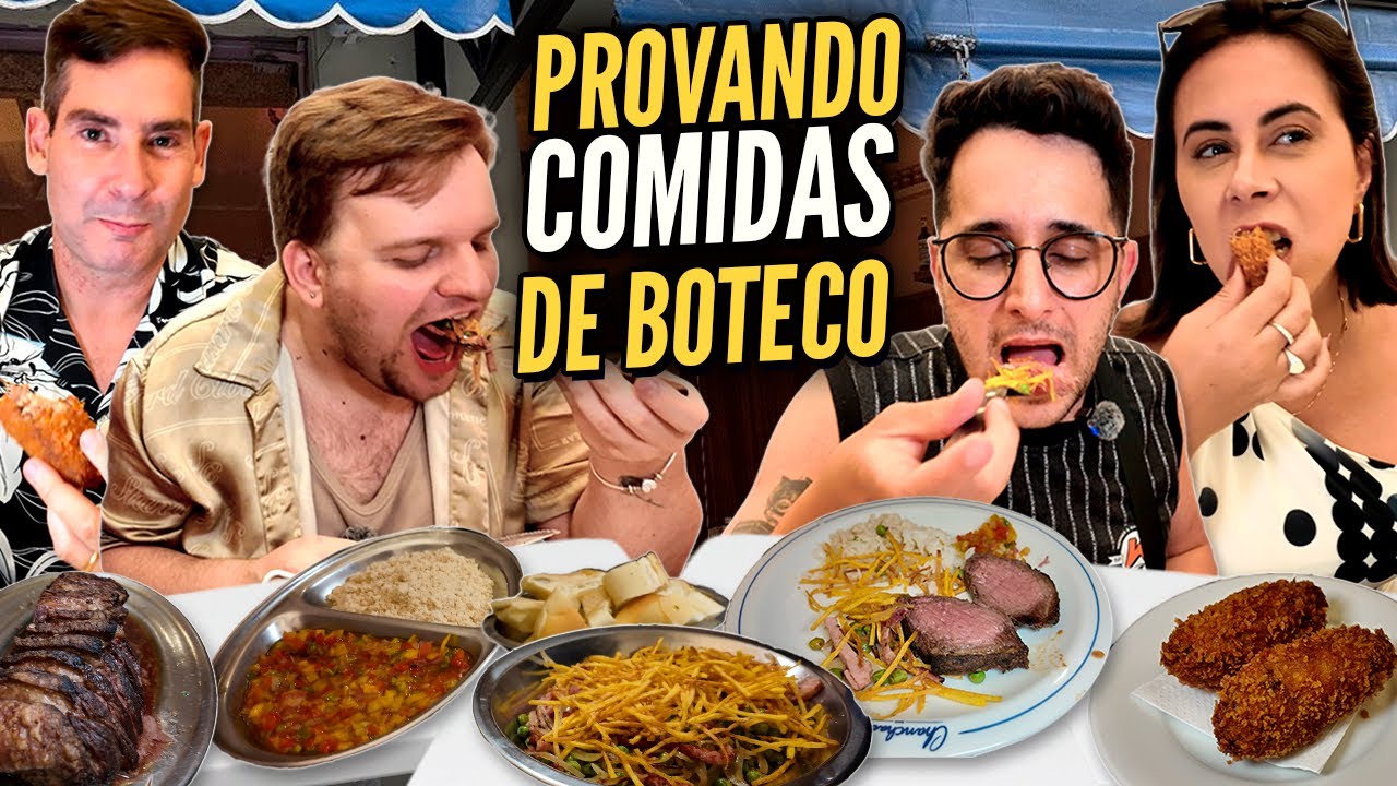 PROVANDO COMIDAS no RIO DE JANEIRO com @CanaldosCaçadores - YouTube