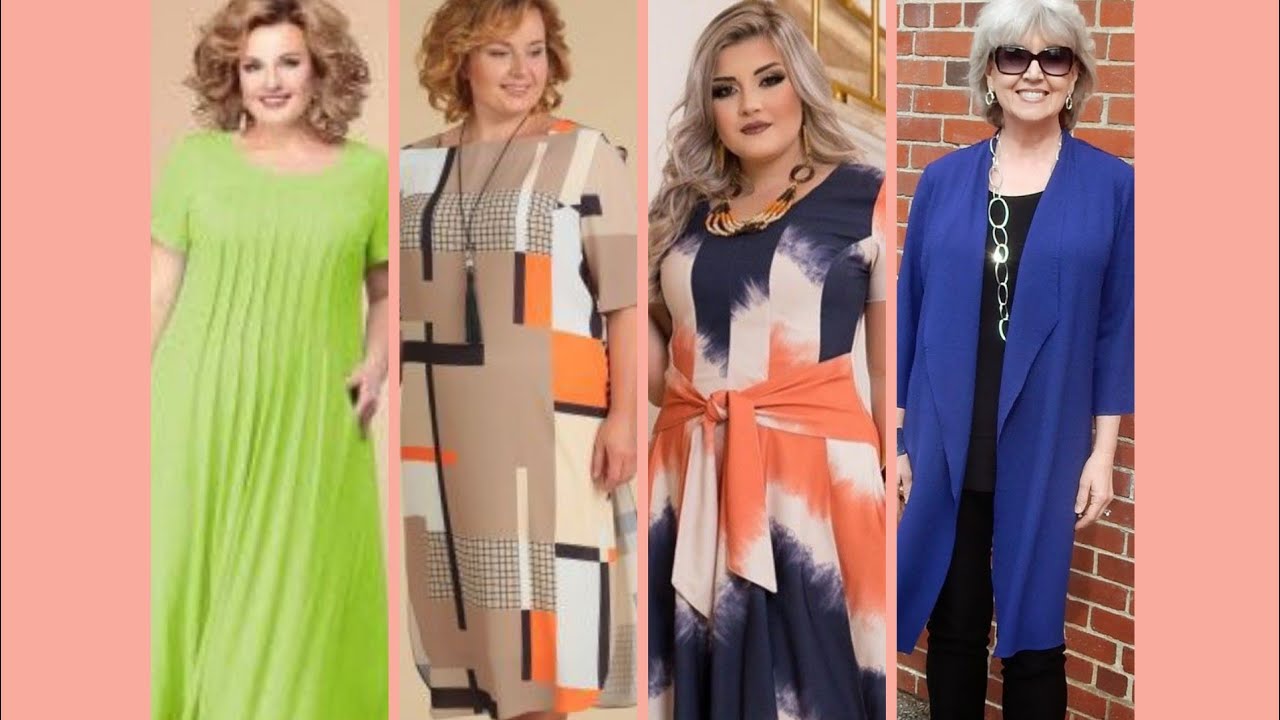 Pretty Plus size women's dresses - YouTube