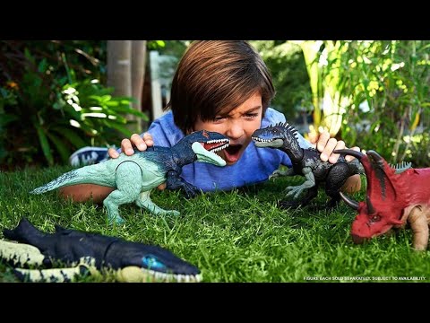 NEW Mattel Jurassic World Dino Trackers Images - YouTube