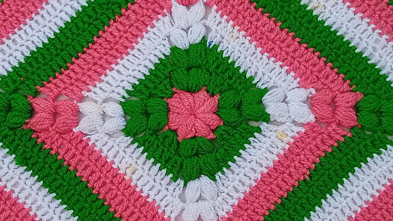 क्रोशिया से थालपोश बनाना सीखें thalposh crochet rumal design thalposh ...