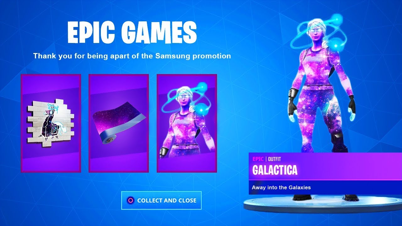 CLAIM the FREE GALAXY ITEMS in Fortnite (NEW) - YouTube