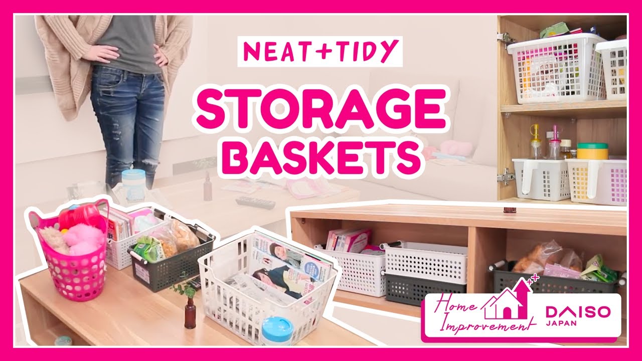 Organize Smart - Storage Baskets For A Neat & Tidy Room - YouTube