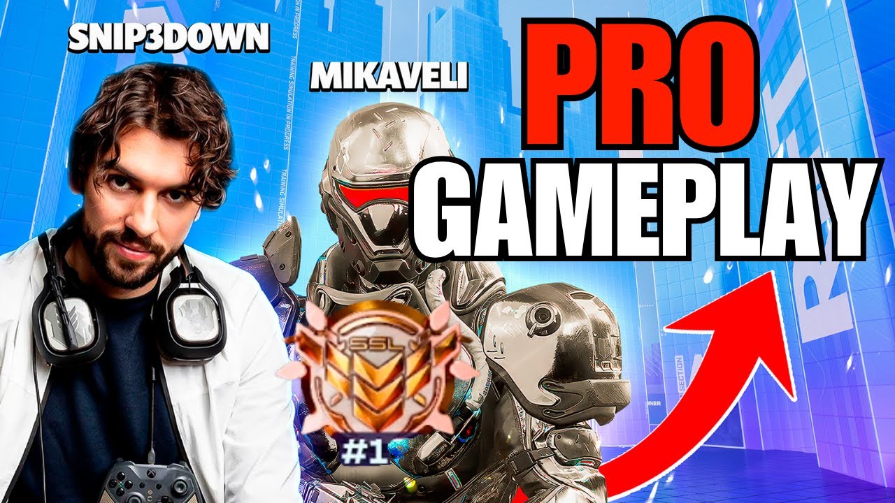 INSANE Splitgate Matches! Pros Snip3down + Mikaveli DOMINATE - YouTube