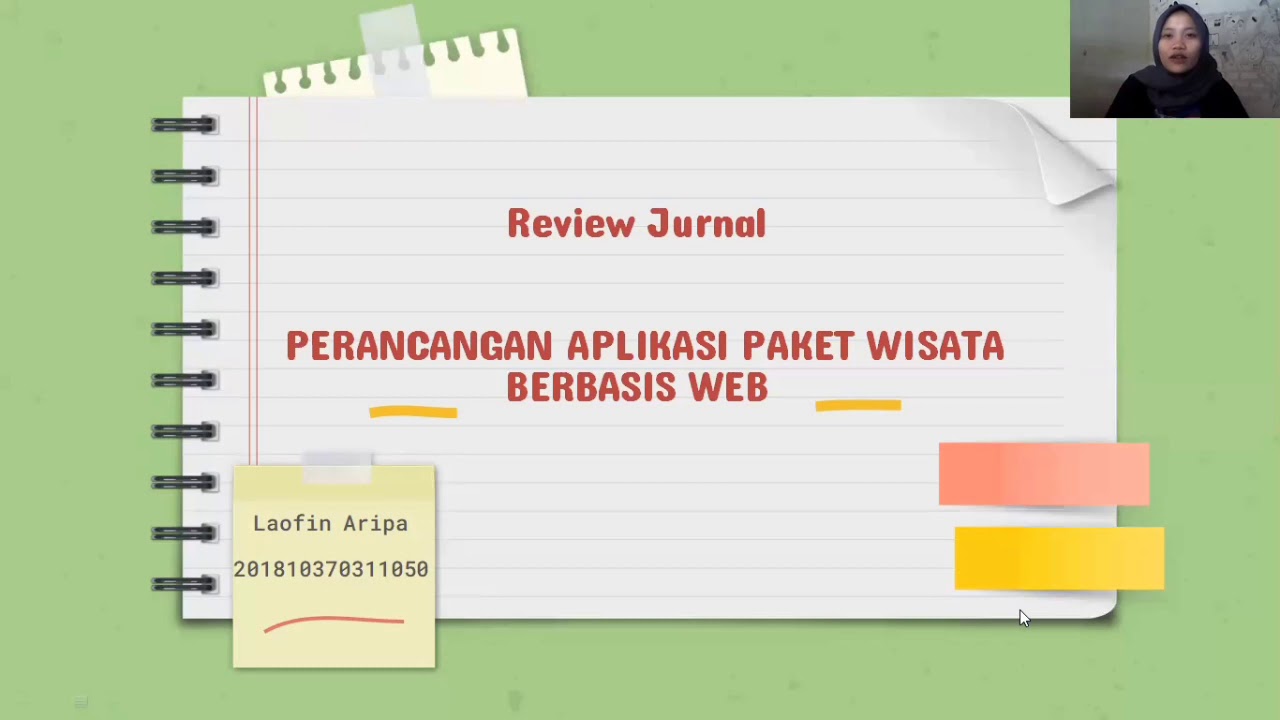 Review Jurnal - Model Waterfall dengan topik tourism - YouTube