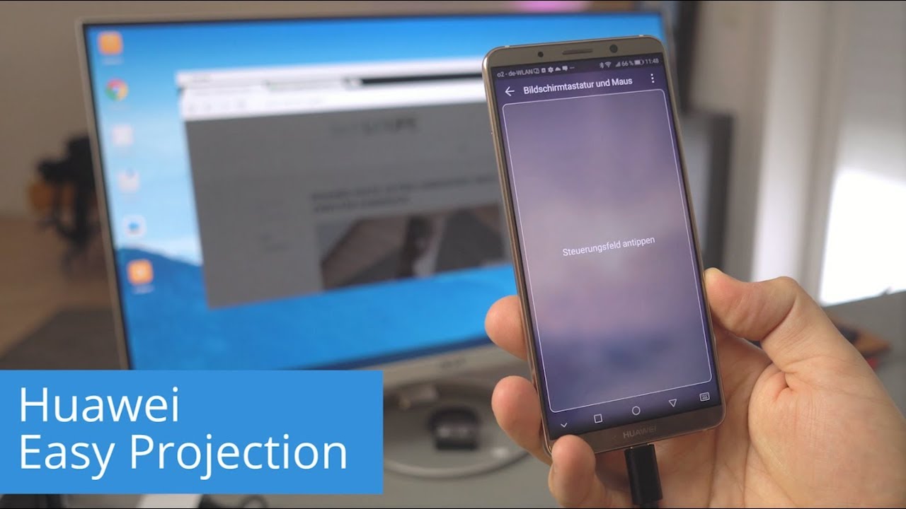 Huawei Easy Projection: Mate 10 Pro als Desktop-Ersatz nutzen! - YouTube