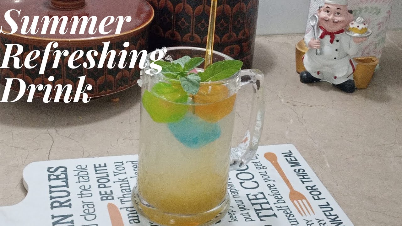 Summer Refreshing Drink ISimple & Quick by Marvelous Cooking. - YouTube