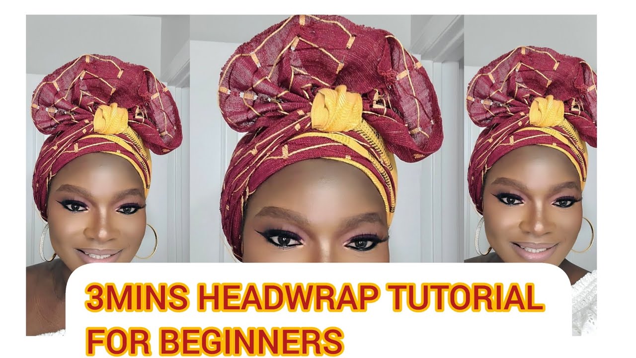 HOW TO TIE TWO ASOOKE HEADWRAP COMBINED/BEGINNER FRIENDLY 🔥🔥 - YouTube