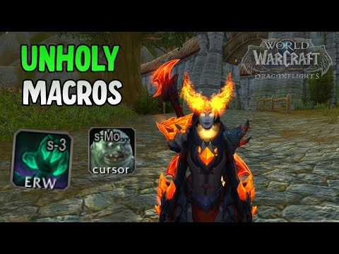 Unholy DK PvP Macros (USE LESS KEYBINDS!!!) - Dragonflight 10.0
