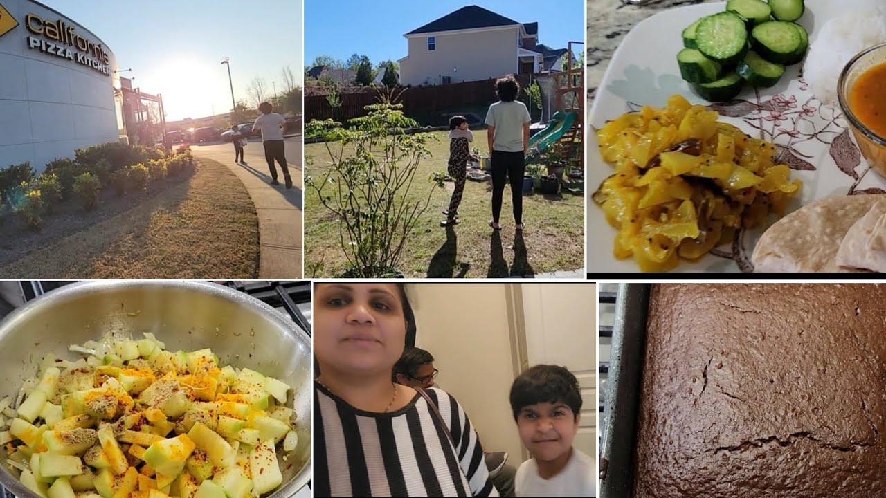 Kids Spring break Routine| Raw mango curry & Easy Brownie recipes ...