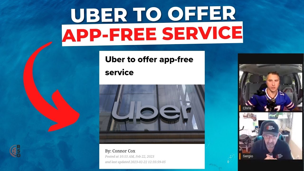 Uber To Offer APP-FREE Service - YouTube
