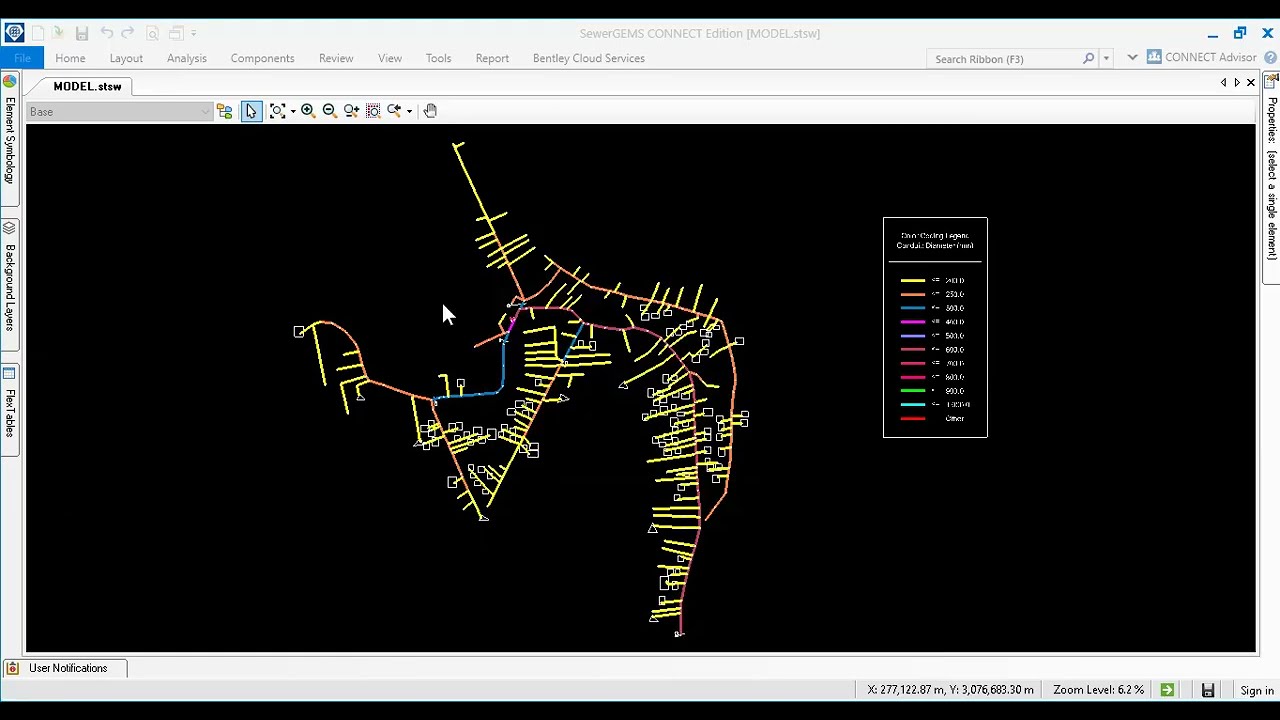Reverse Reversed Pipes in SewerGEMS || كيفية حل مشكلة المواسير المعكوسة ...