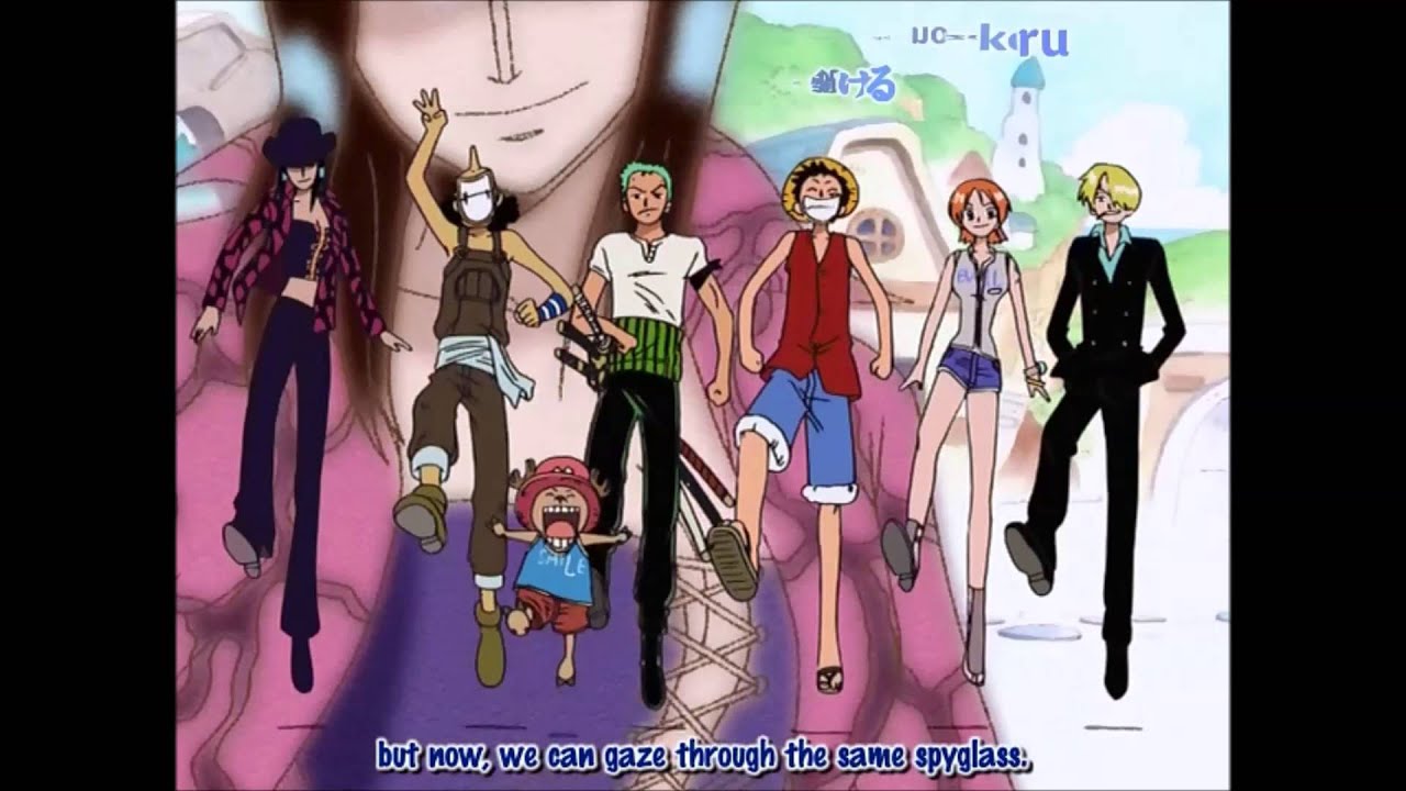 One Piece Opening 4 - HD - English Sub - YouTube
