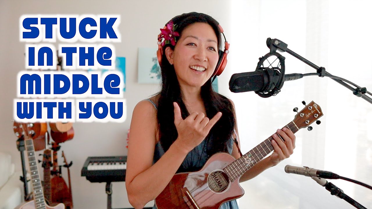 Stuck in the Middle with You // Cynthia Lin Ukulele Play-Along - YouTube