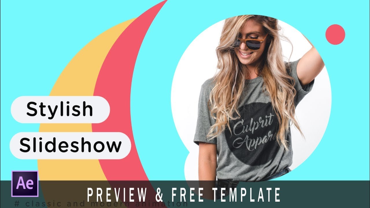 Stylish and Elegant Slideshow Animation | Preview | Free Template - YouTube