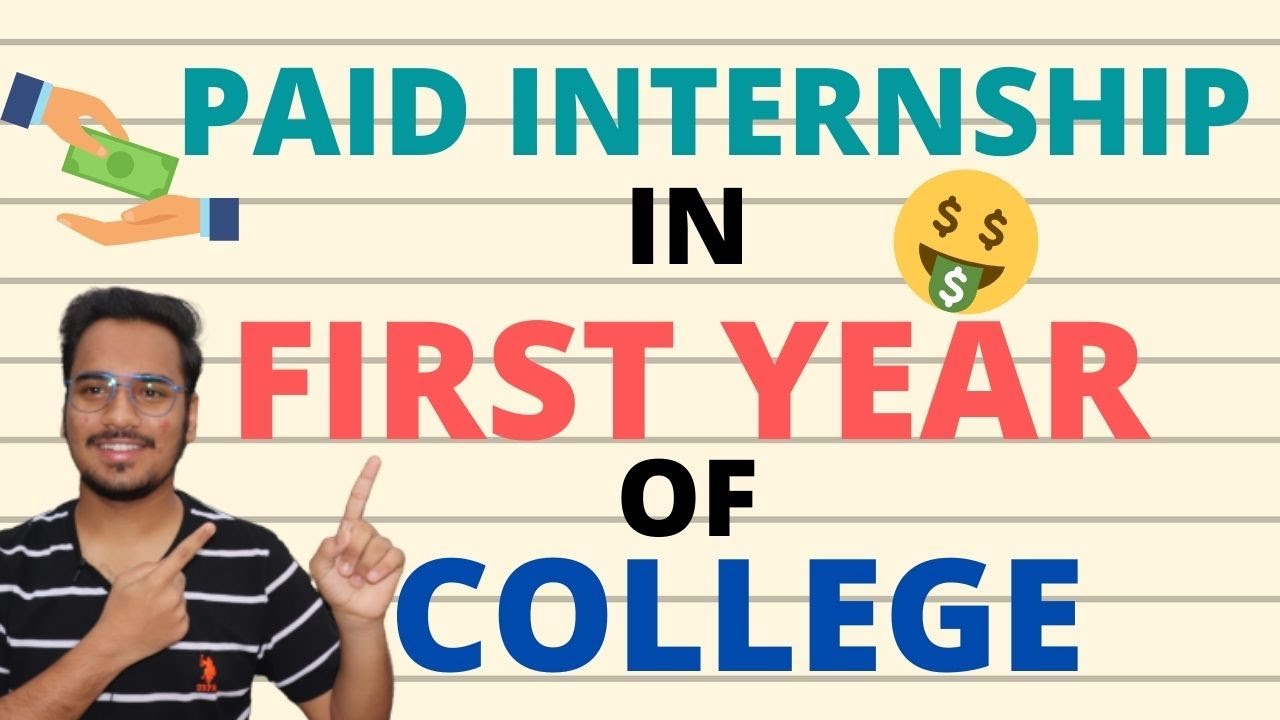 How i got 2 paid 💰💰 INTERNSHIPS in 1st Year of Engineering - YouTube