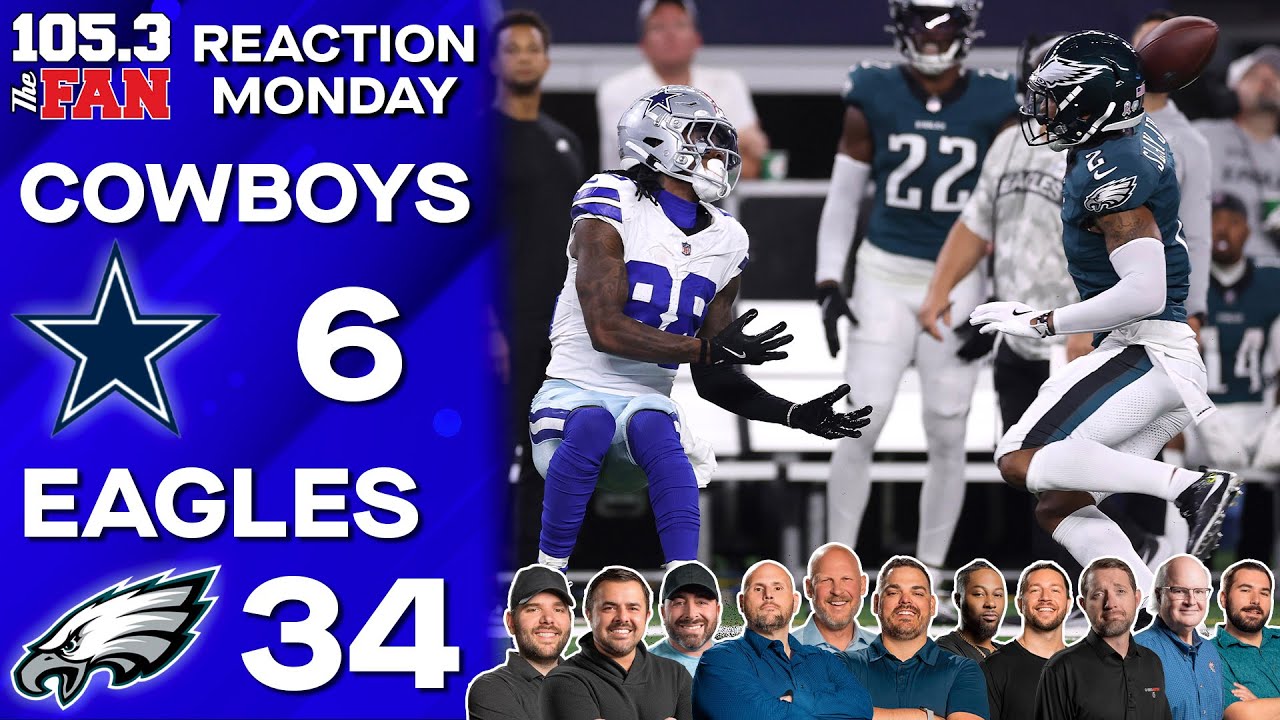 Reaction Monday: Cowboys 6, Eagles 34 - YouTube