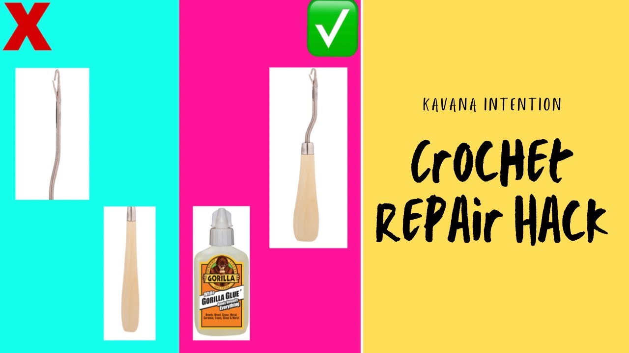DIY HACK: Repairing A Broken Crochet Hook - YouTube
