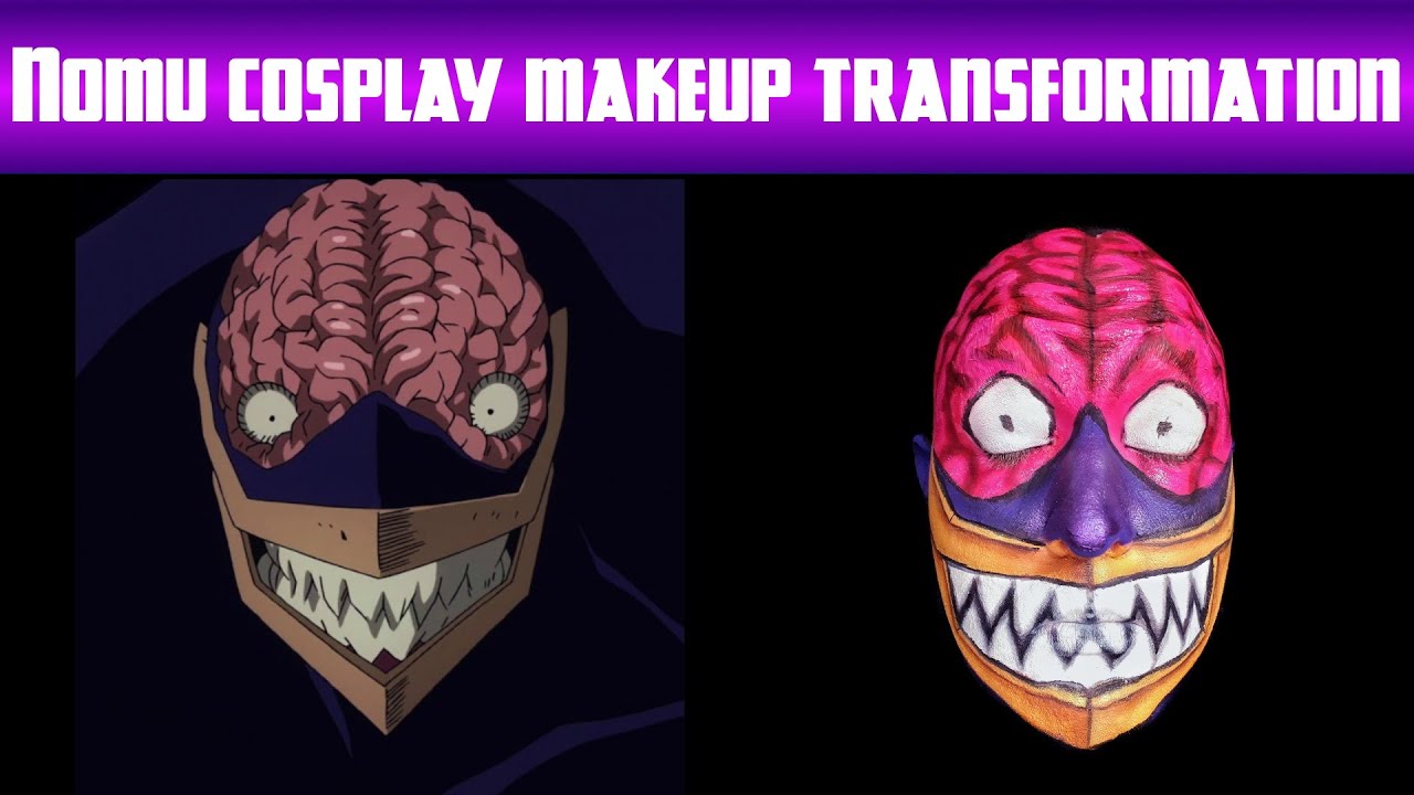 Nomu – My hero academia cosplay makeup / face paint transformation ...