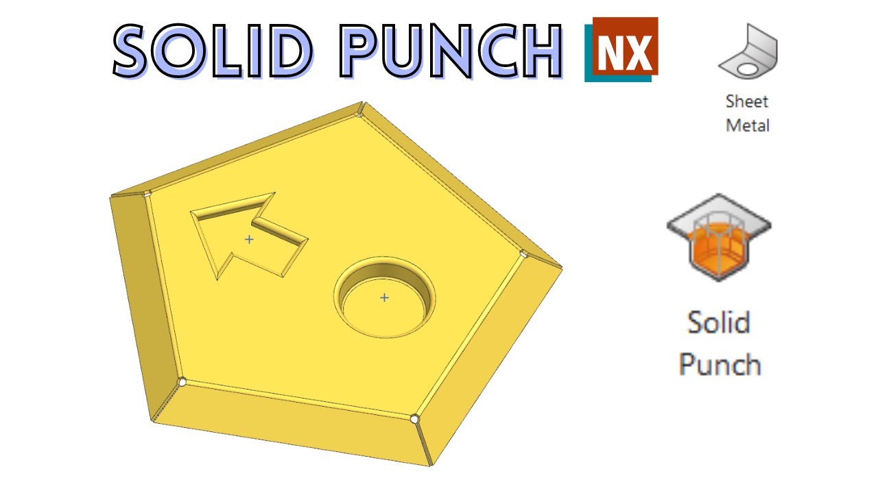 Solid Punch | How to use Solid Punch in NX | NX CAD | - YouTube