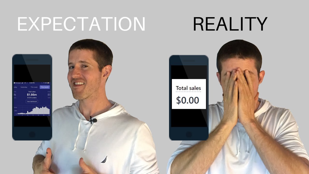 Dropshipping With Shopify. Reality VS Expectations - YouTube