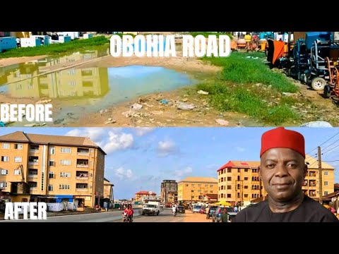 The New face of obohia road Aba Abia State Nigeria - Alex Otti Is ...