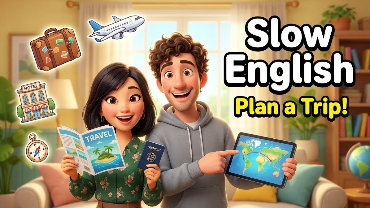Learn English Conversation: Planning a Holiday Trip ️ (Slow & Easy ...