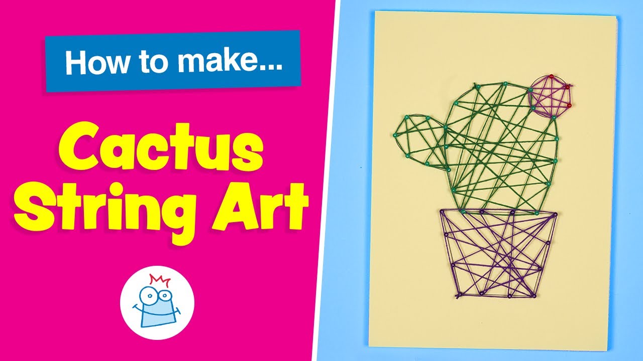 How to make Cactus String Art | Baker Ross - YouTube