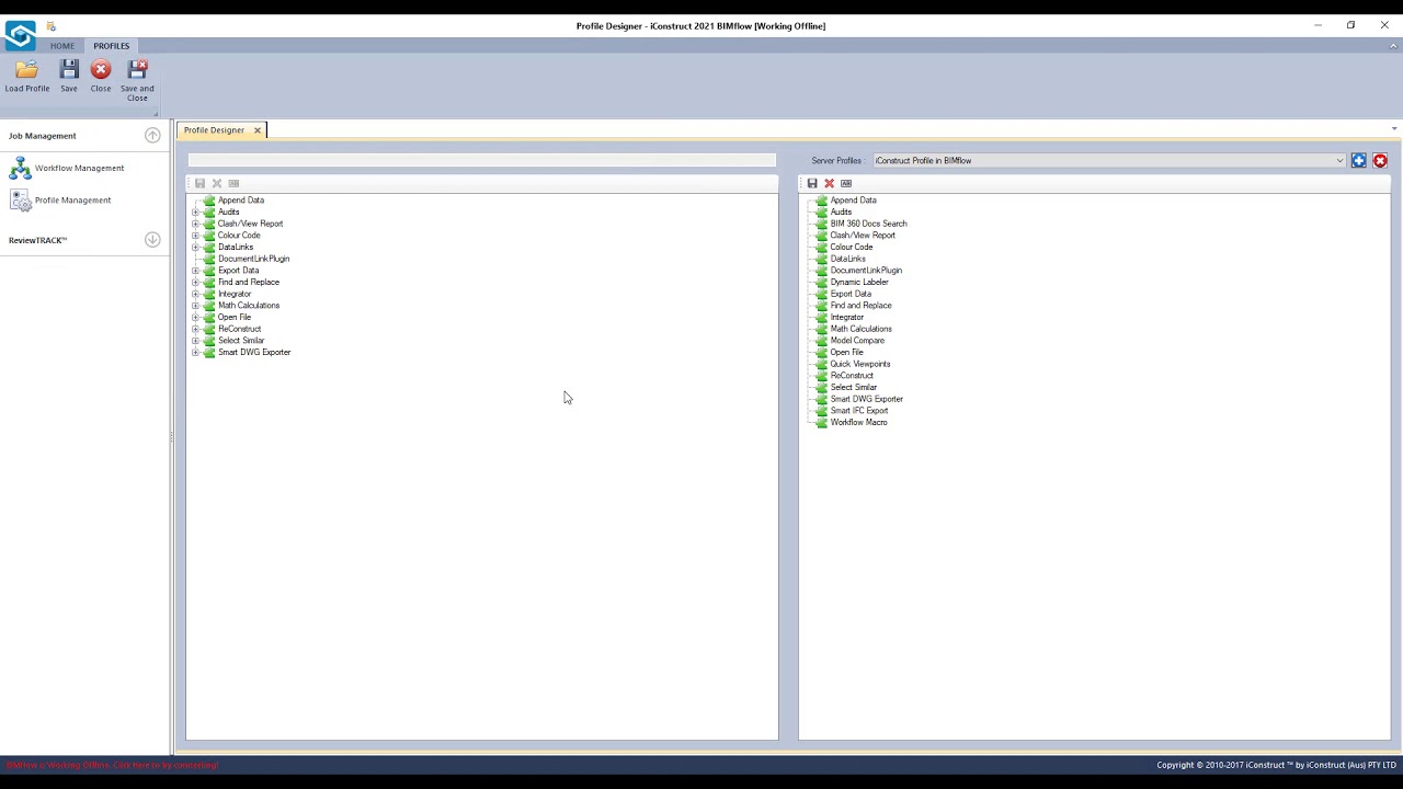 BIMflow - Load a Profile - YouTube