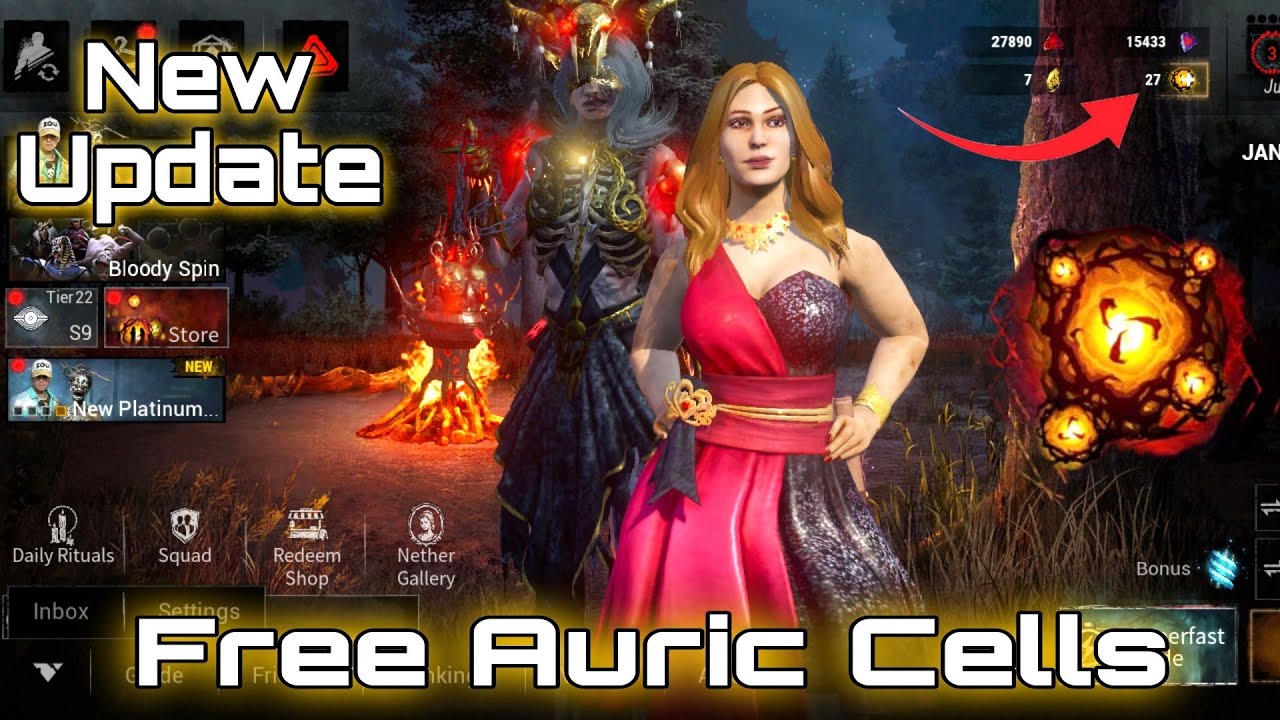 How to Earn Free Auric Cells Everyday-New Update-DBD Mobile - YouTube