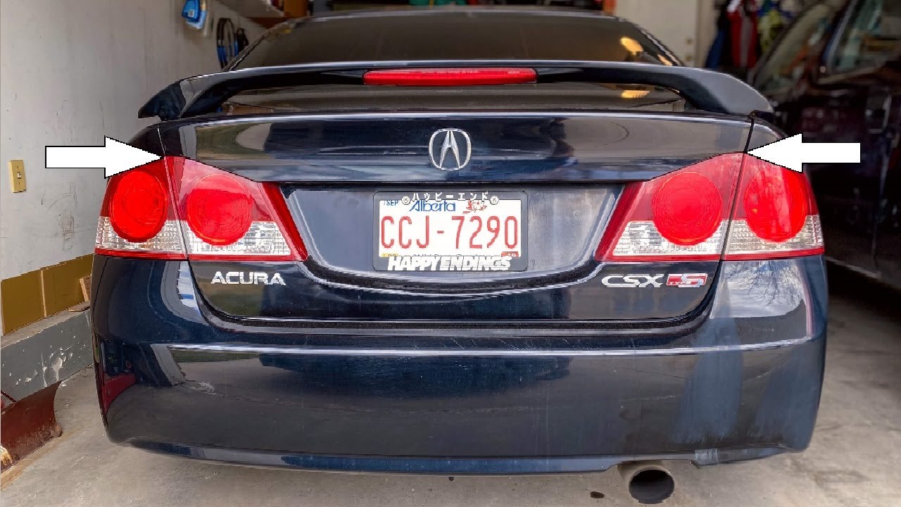 8th Gen Civic Trunk Alignment Tutorial - YouTube