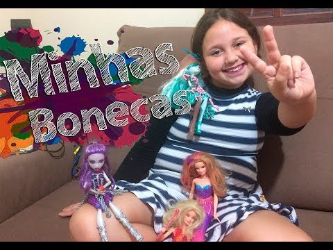 Mostrando minhas Bonecas Barbie e ever after high