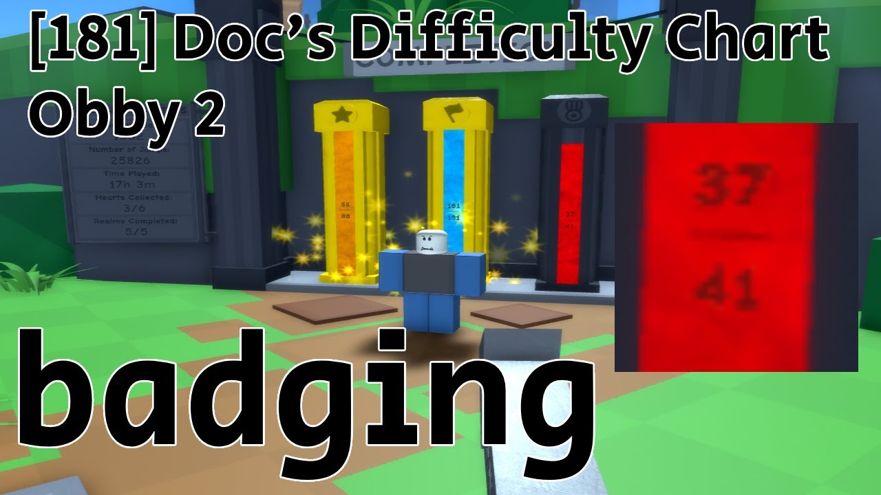 Doc's Difficulty Chart Obby 2 - YouTube