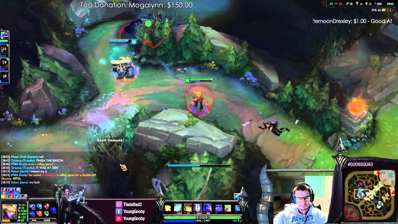 Blue build Ezreal unofficial penta! - YouTube