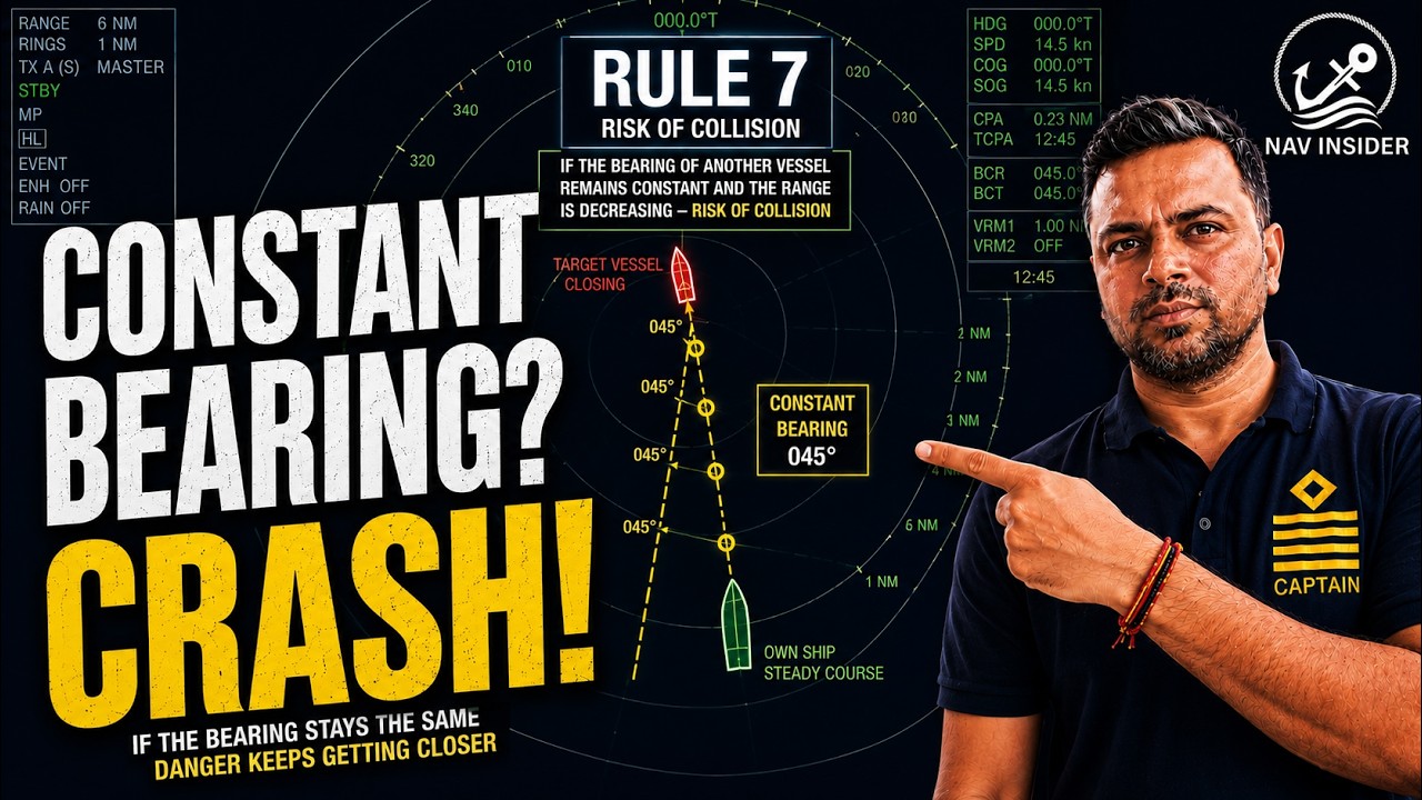 COLREGs Rule 7 Explained | Risk of Collision & Navigation Safety | Nav ...