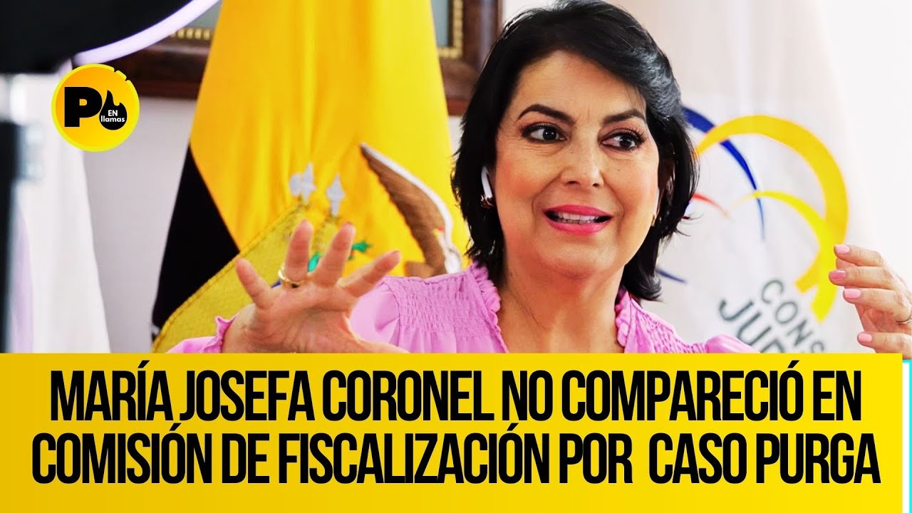 María Josefa Coronel no compareció en Comisión de Fiscalización por ...