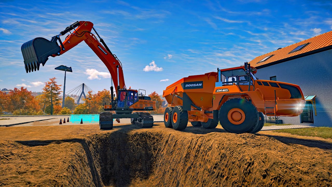 New Construction Simulator 2022 - New Road (1/3) - Germany Map 018 - Neuer Bau-Simulator - YouTube